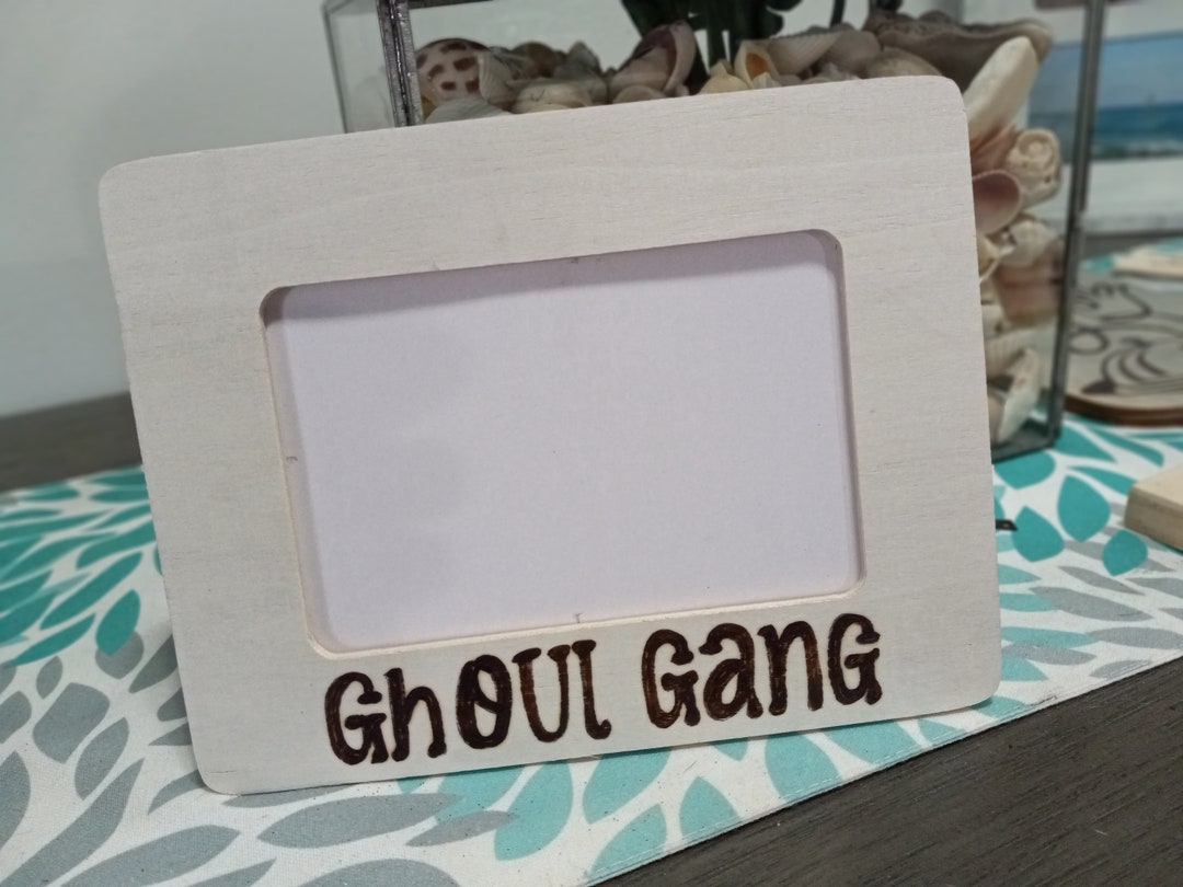 Custom Personalized Ghoul Gang Engraved Wood Stand Alone Halloween ...