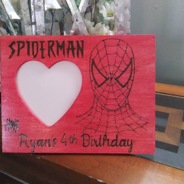 Spiderman Picture Frame - Etsy