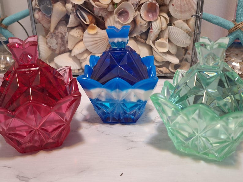 Handcrafted Resin Art Pyramid Jar With Lid / Mini Jewelry Box - Etsy