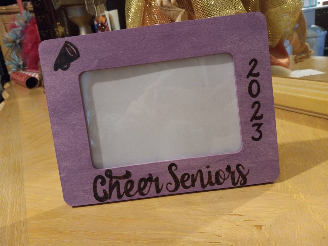 Personalized Custom Cheerleading Cheer Seniors Rustic Engraved Wood 4 X ...