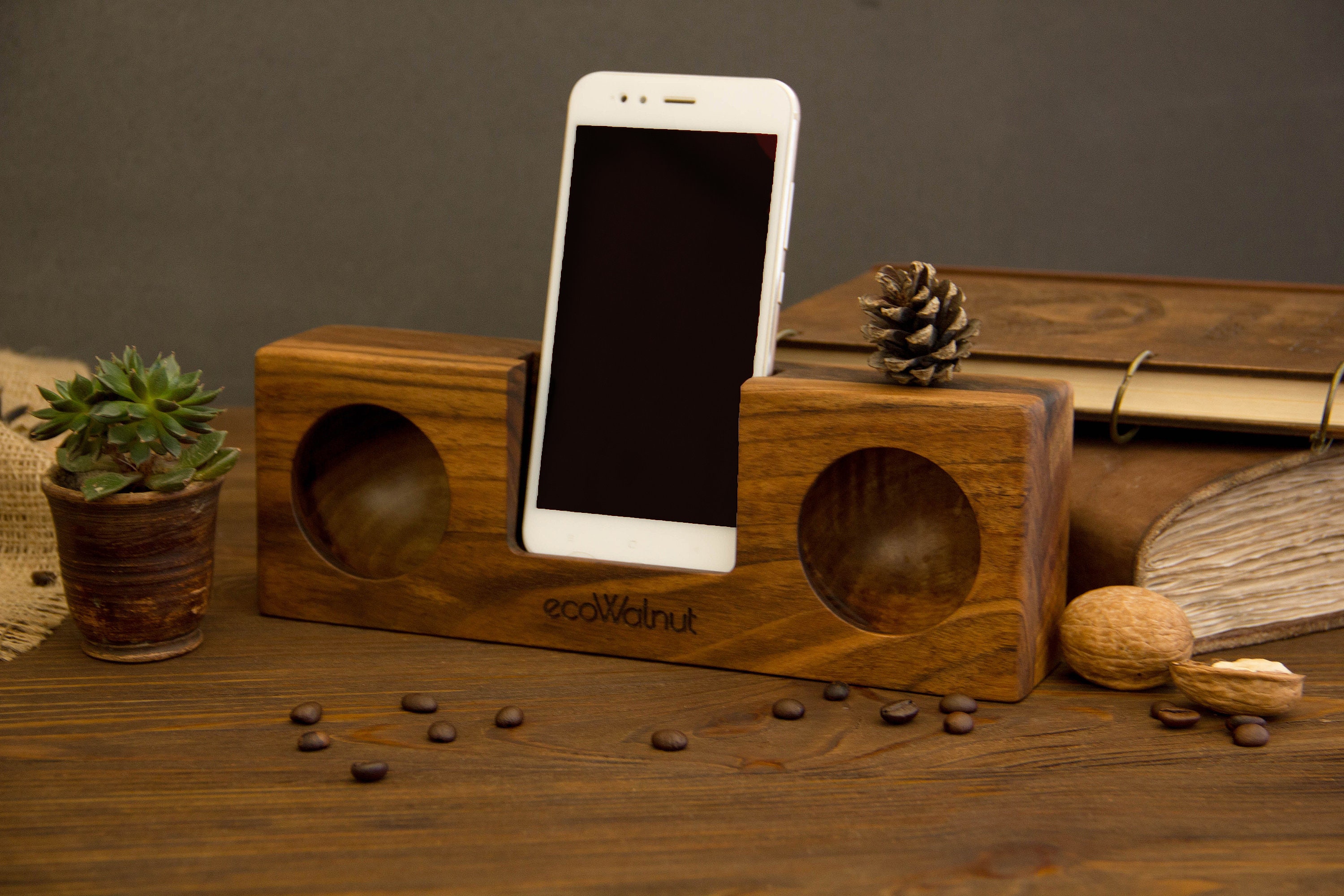 Portable Speaker Phone Stand iPhone Speaker Cell Phone Holder | Etsy