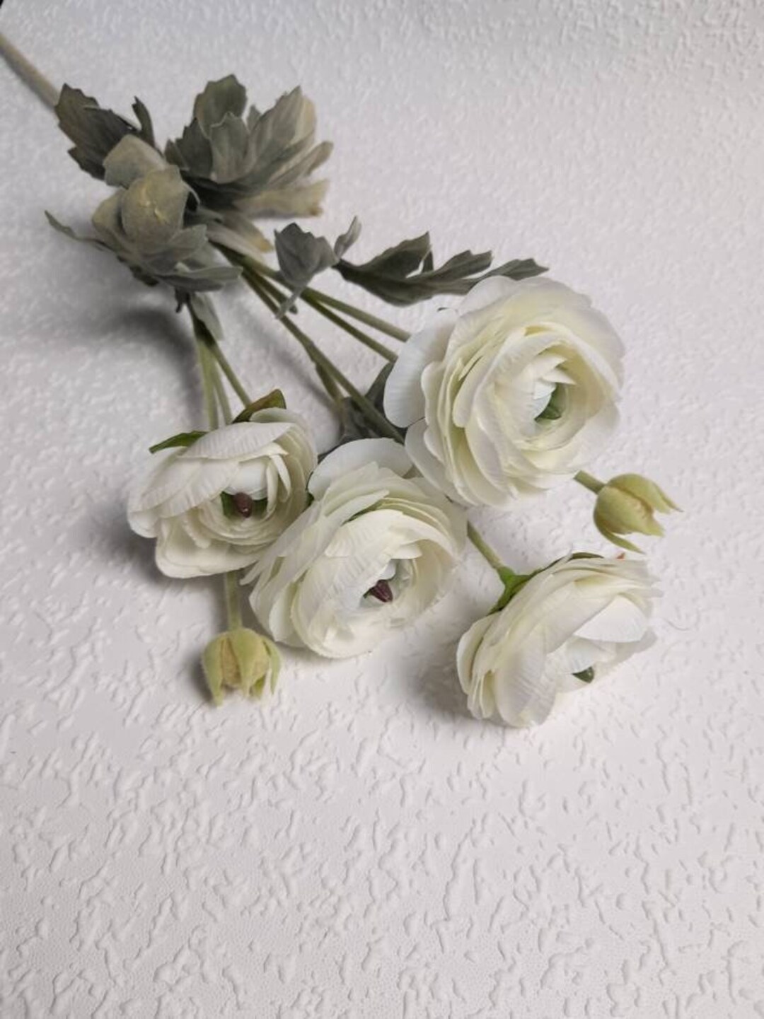 Artificial Cream Ranunculus Stem: Faux Ivory Floral Spray - Etsy