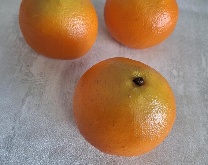 Artificial Oranges, Artificial Fruit, Orange Prop, Fake Orange, Fake ...