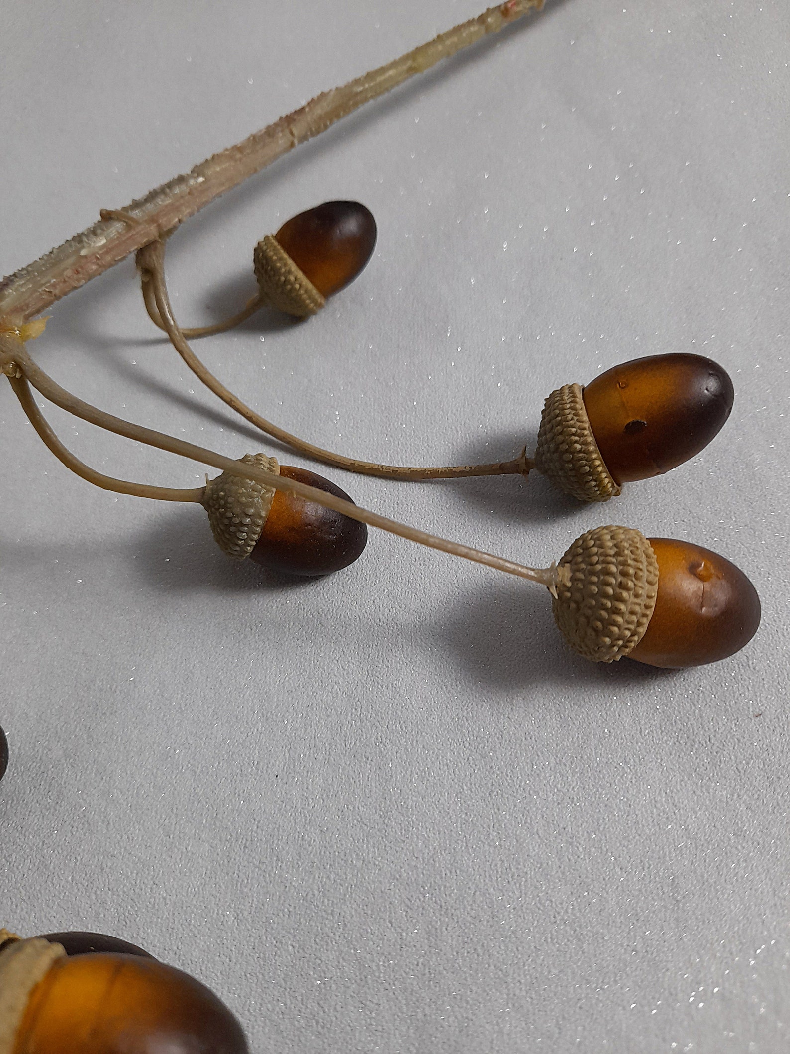 Artificial acorn stem artificial acorns faux acorns | Etsy