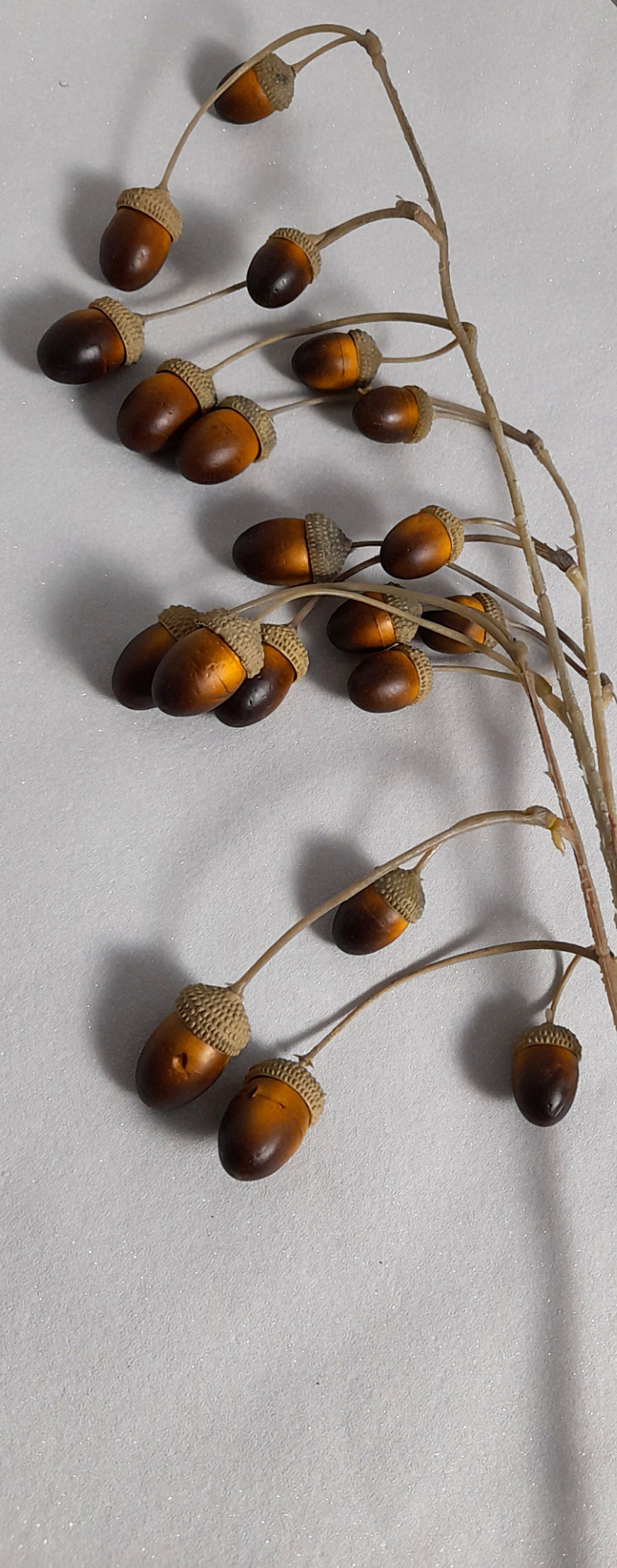 Artificial acorn stem artificial acorns faux acorns | Etsy