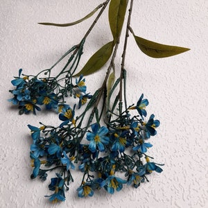 Artificial Flowers, Blue Flowers, Rustic Flowers, Filler Stems ...