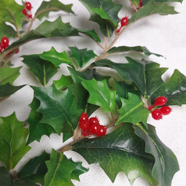 Artificial Holly Tree - Etsy