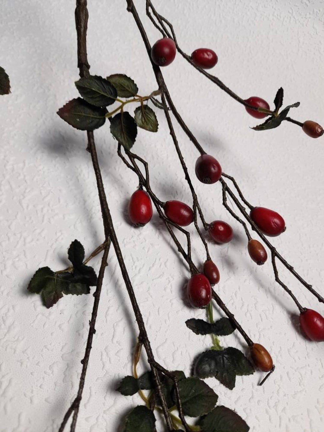 Artificial Rose Hip Berries, Rose Hip, Rose Haw, Rose Hip, Artificial ...