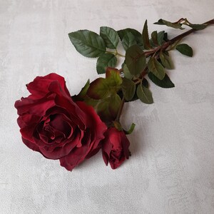 Artificial Rose, Red Rose, Artificial Flowers, Valentine Rose, Red ...