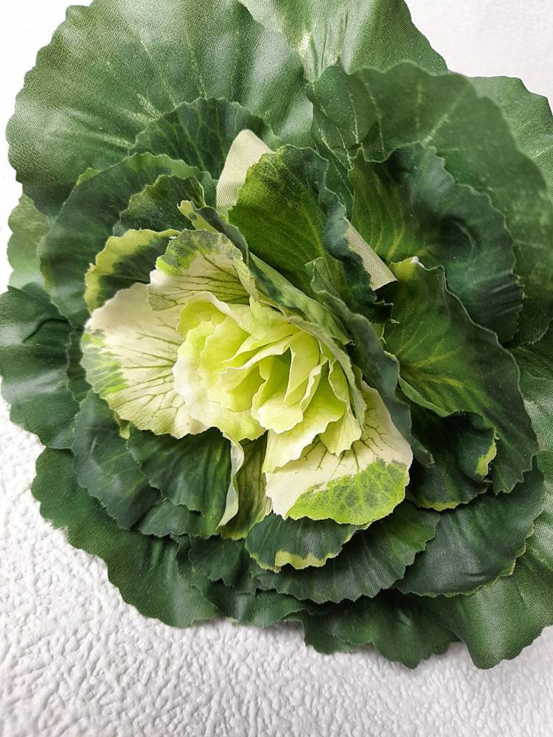 Artificial Green Ornamental Cabbage Stem - 45cm - Etsy