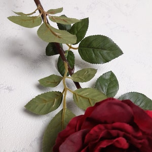 Artificial Rose, Red Rose, Artificial Flowers, Gift for Her, Rose Home ...