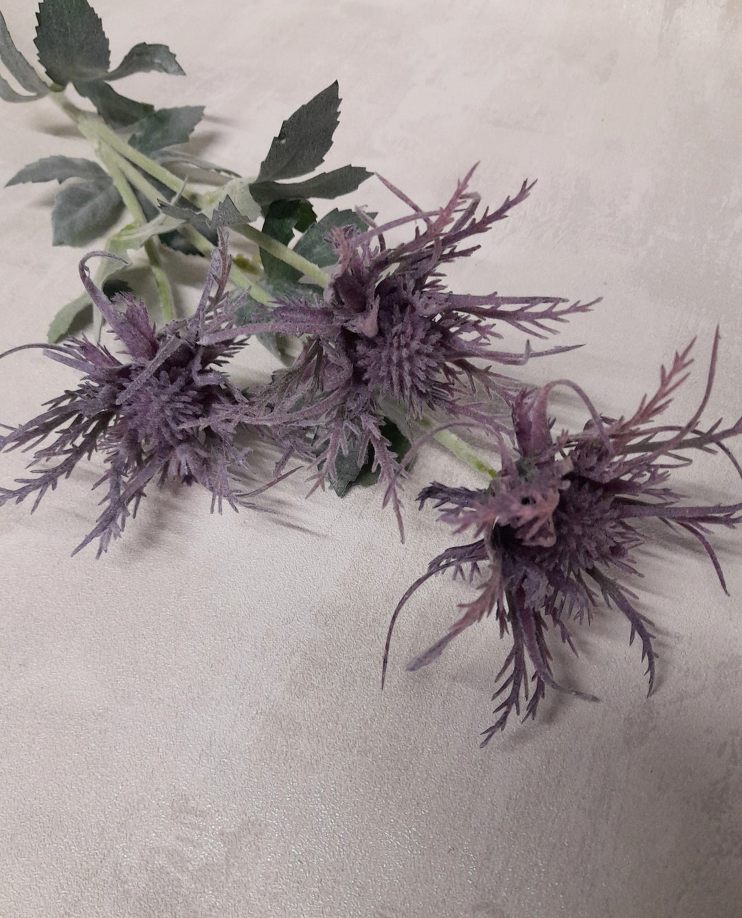Artificial Sea Holly, Artificial Thistle, Purple Sea Holly, Purple ...