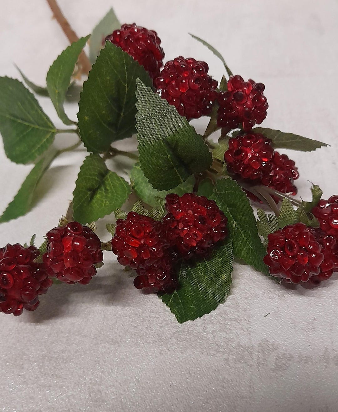 Artificial Raspberry, Raspberry Stem, Artificial Fruit, Raspberry ...