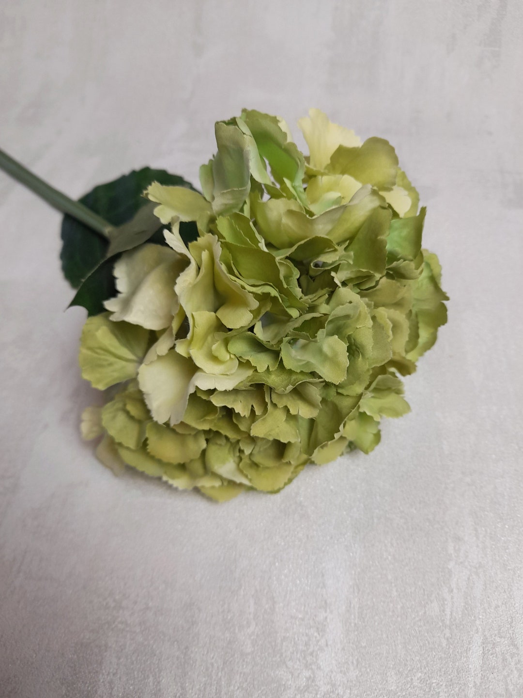 Artificial Green Hydrangea Stem: French Style Bouquet - Etsy