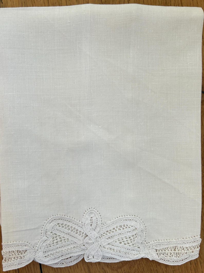 Vintage White and off White Guest Towels - Multiple to Choose From ...