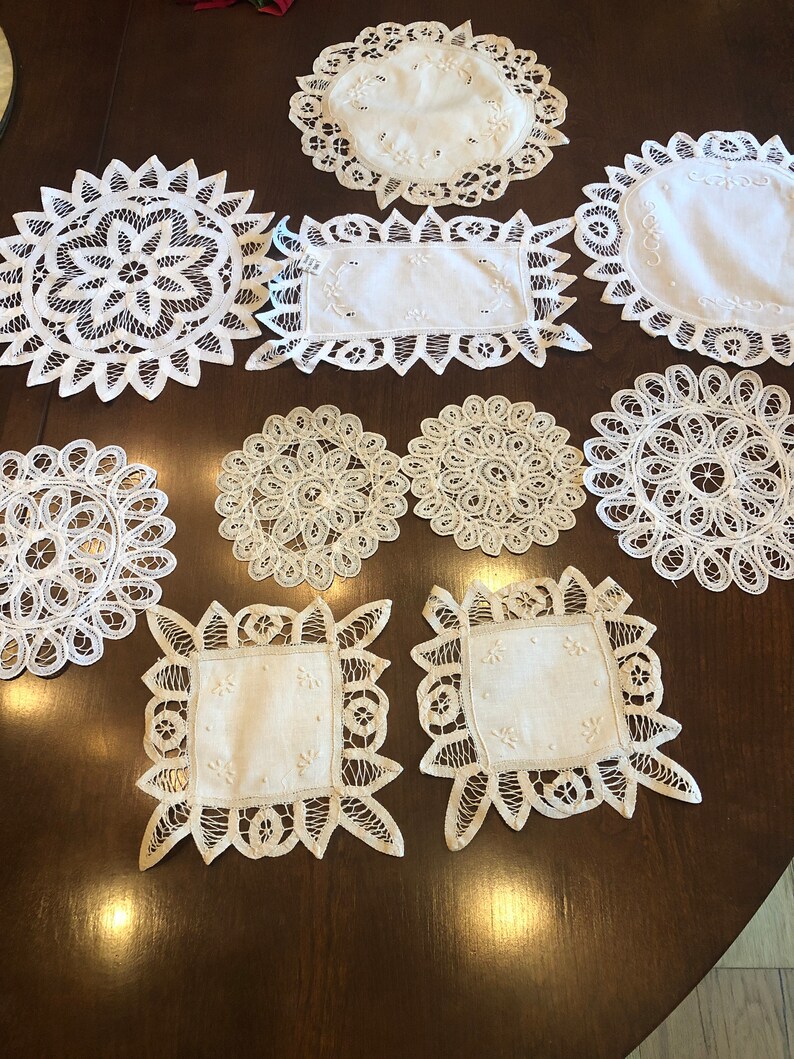 Doilies Doilies and More Doilies Multiple Lots of Doilies | Etsy