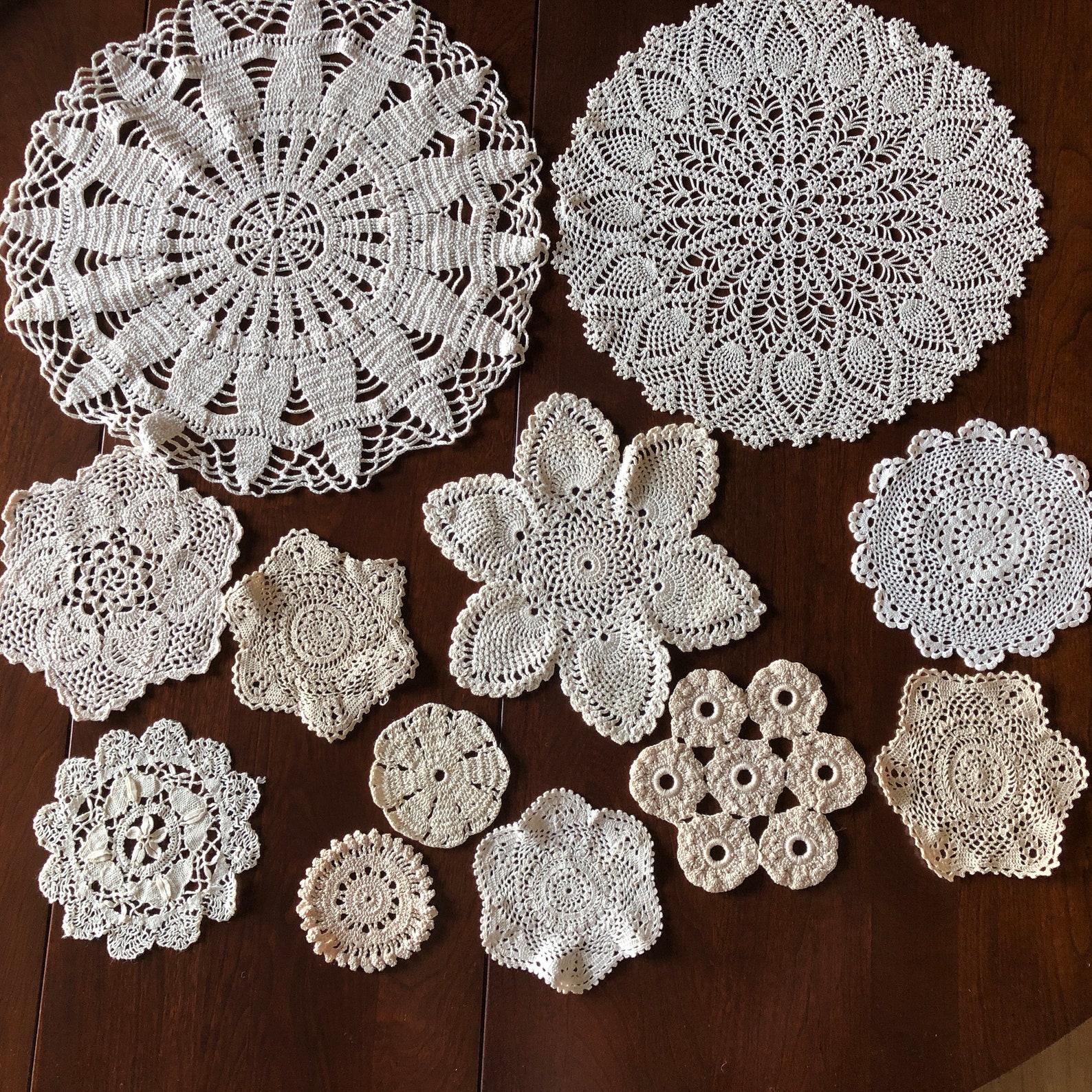 Doilies Doilies and More Doilies Multiple Lots of Doilies - Etsy