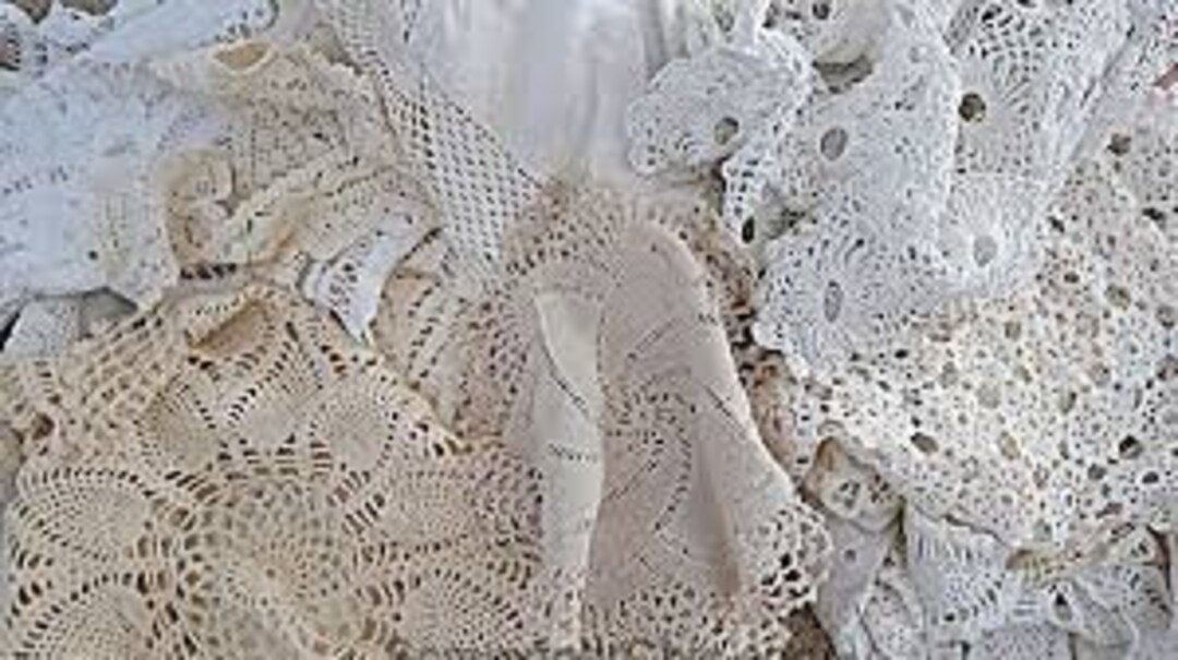Doilies Doilies and More Doilies - Multiple Lots of Doilies - White ...