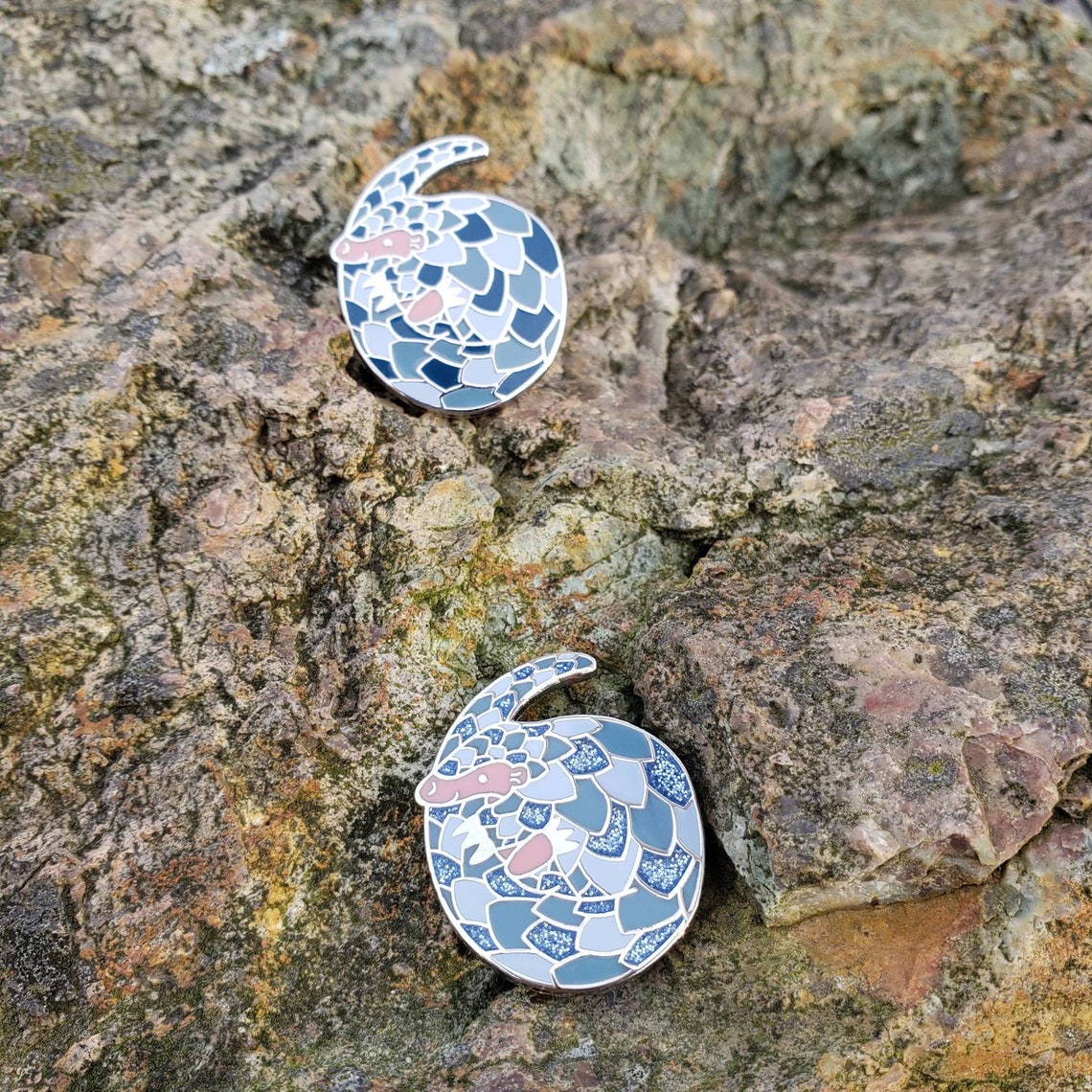 Pangolin Enamel Pin - Etsy
