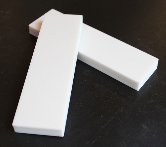 Corian Knife Scales Bone White - Etsy