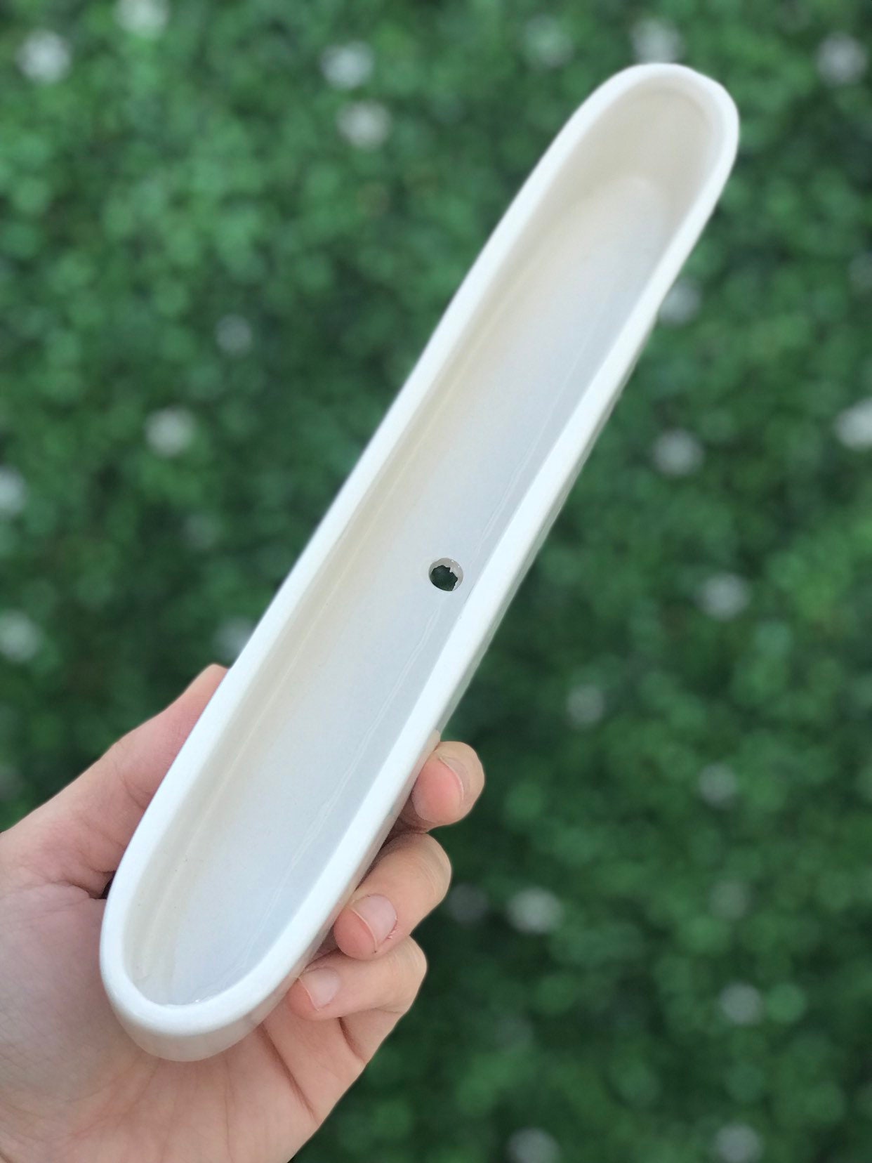 Long Oval Ceramic Pot - Etsy