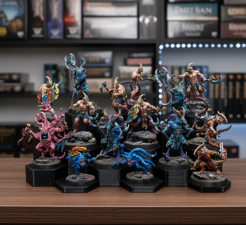 Warsplay Classic - Miniature Display Stand, 32 Mm Bases, Modular ...