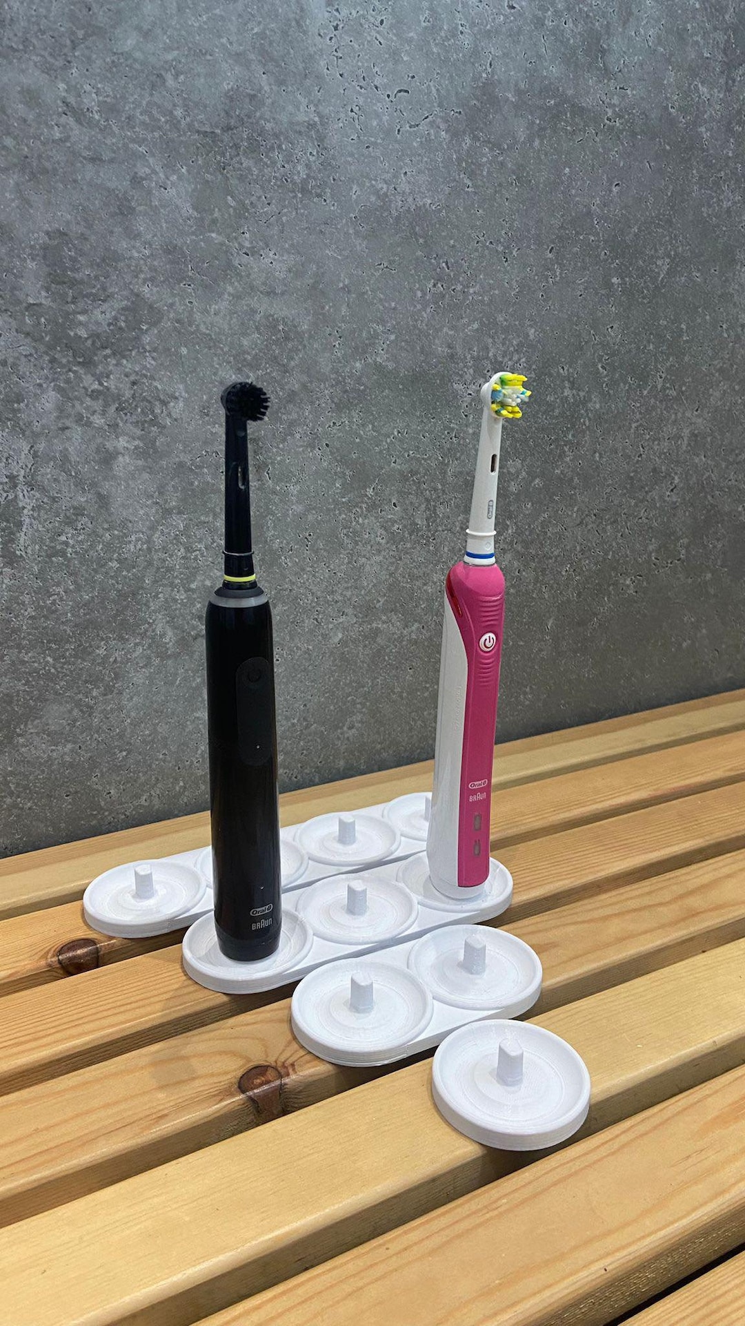 Oral-b Electric Toothbrush Stand With Drip Tray Holder - Etsy