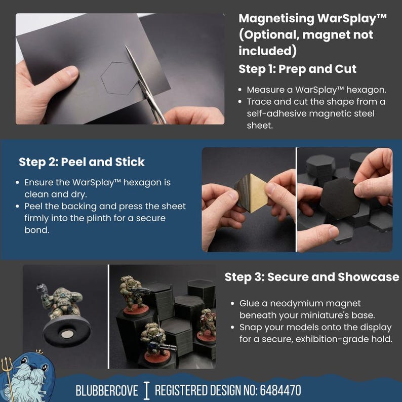 Warsplay Classic - Miniature Display Stand, 32 Mm Bases, Modular ...