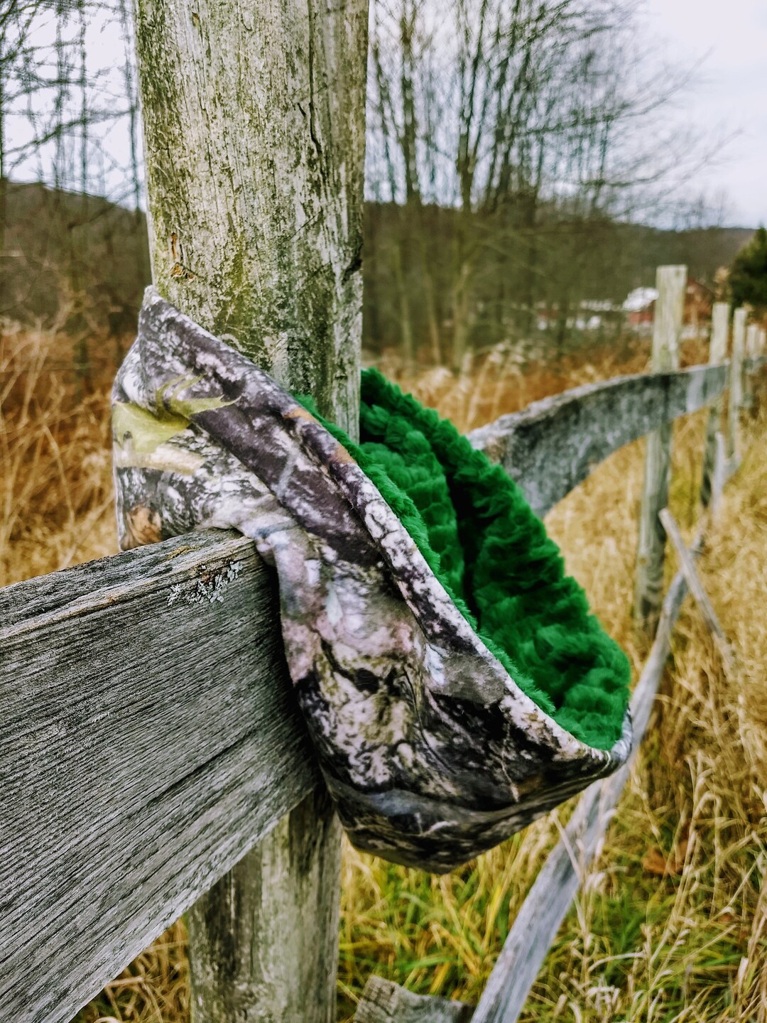 True Timber Camo & Brooklyn Evergreen Luxe Cuddle Minky Infinity Scarf ...