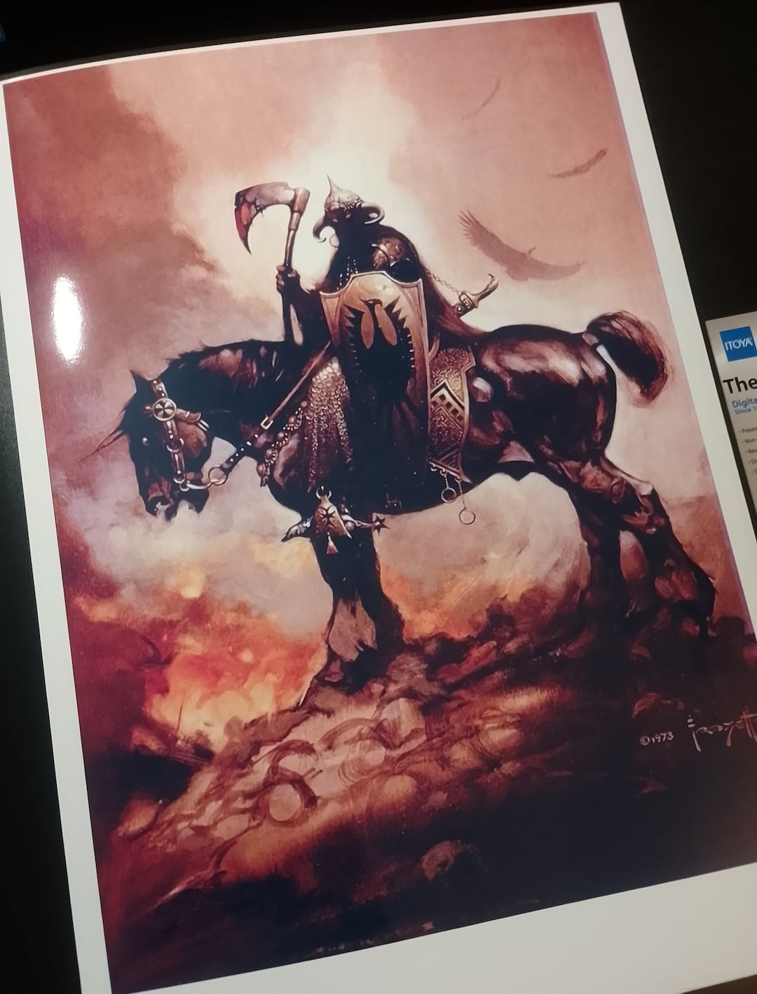 17 X 22 Frank Frazetta Death Dealer Print - Etsy