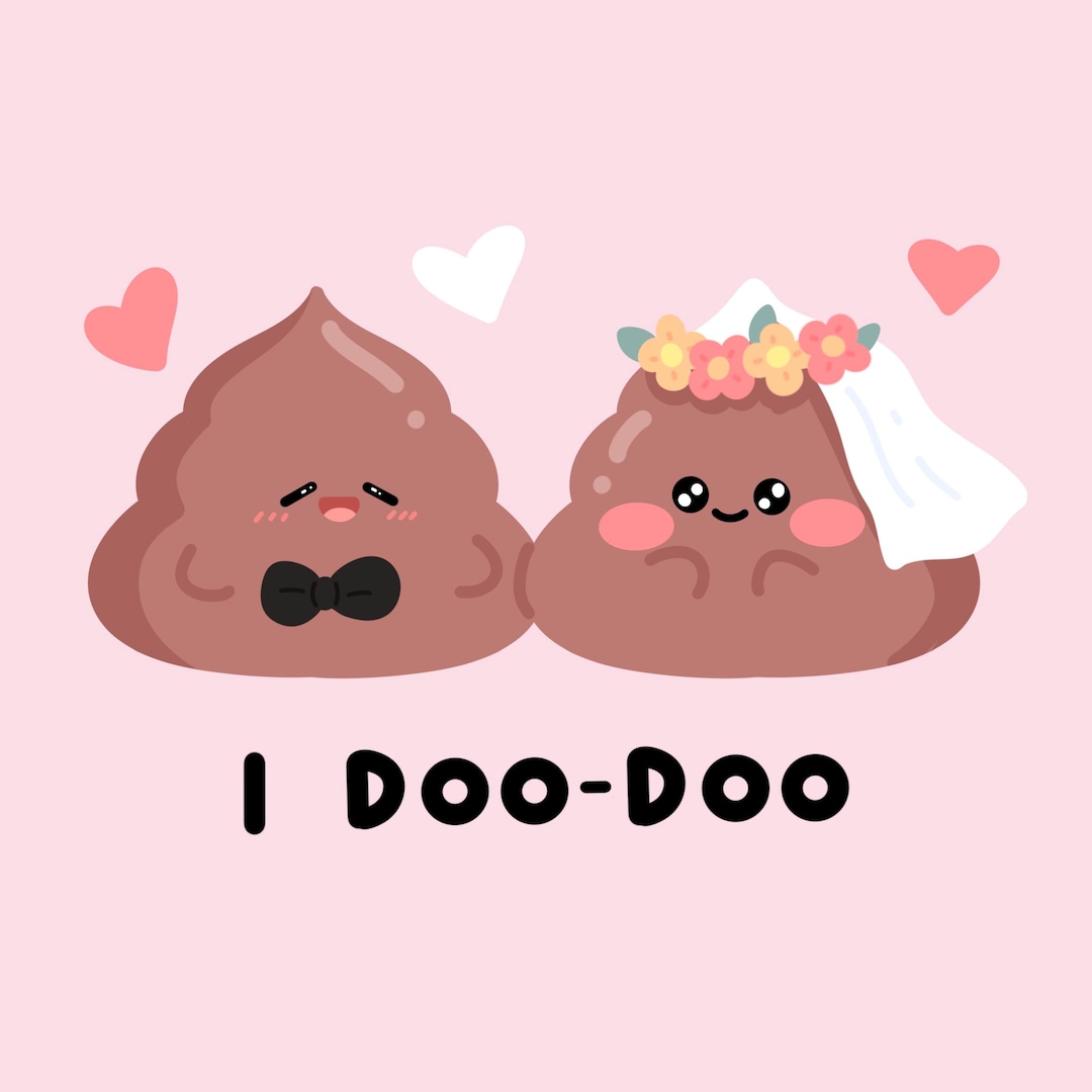 Cute Poop Emoji Card I Doo-doo Valentines Wedding Day Pink Card ...