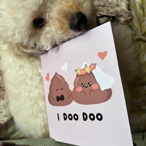 Cute Poop Emoji Card I Doo-doo Valentines Wedding Day Pink Card ...