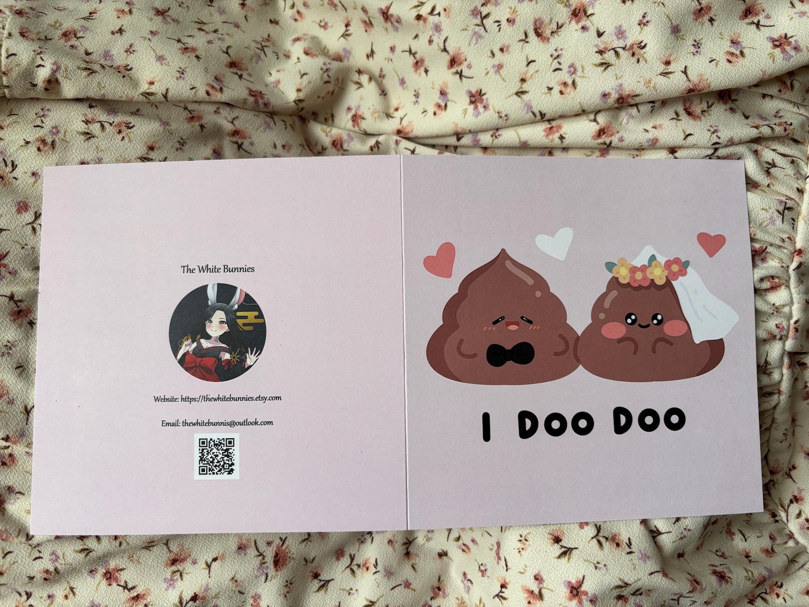 Cute Poop Emoji Card I Doo-doo Valentines Wedding Day Pink Card ...