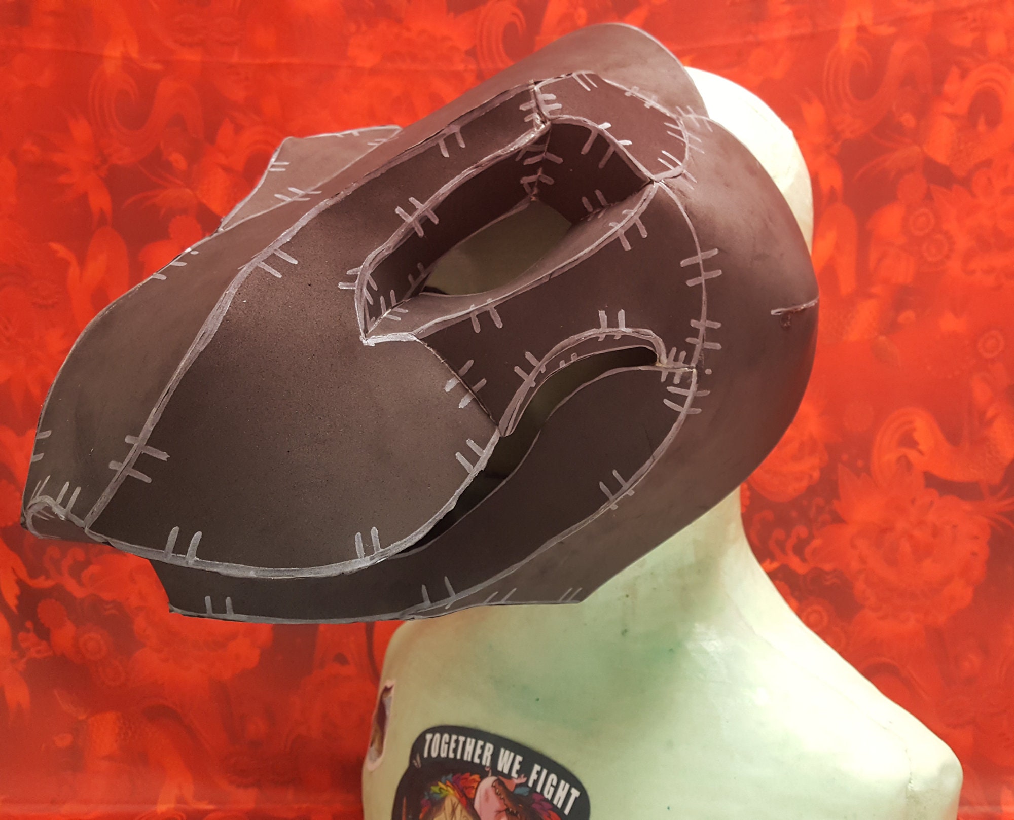 Snake Dinosaur Foam Head Base - DIY Mask for Fursuit, Cosplay, Costume ...