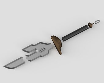 LAST DROP Inverted Spear of Heaven JJK Prop Knife Spray Painted Version ...