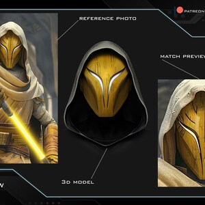 Temple Guard Mask 3D Printed Wearable Prop - Etsy