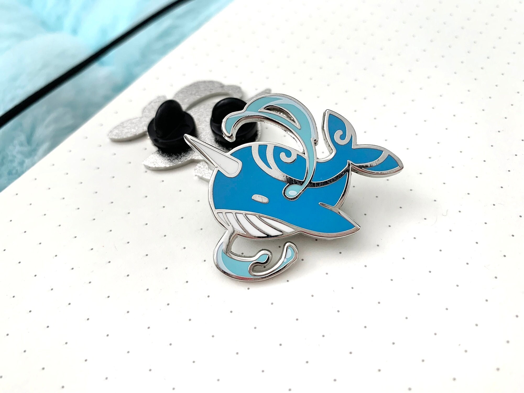 Narwhal Hard Enamel Pin - Etsy