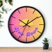 Slow Down Sunset Sunrise Wall Clock - Etsy