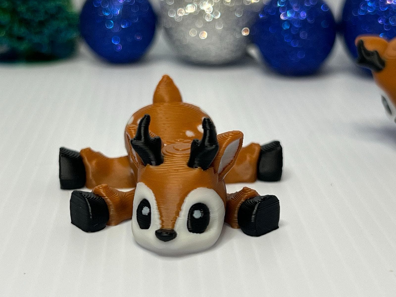 Mini Flexi Reindeer – Articulated - Rudolph - Guide Santa's Sleigh - 3D ...
