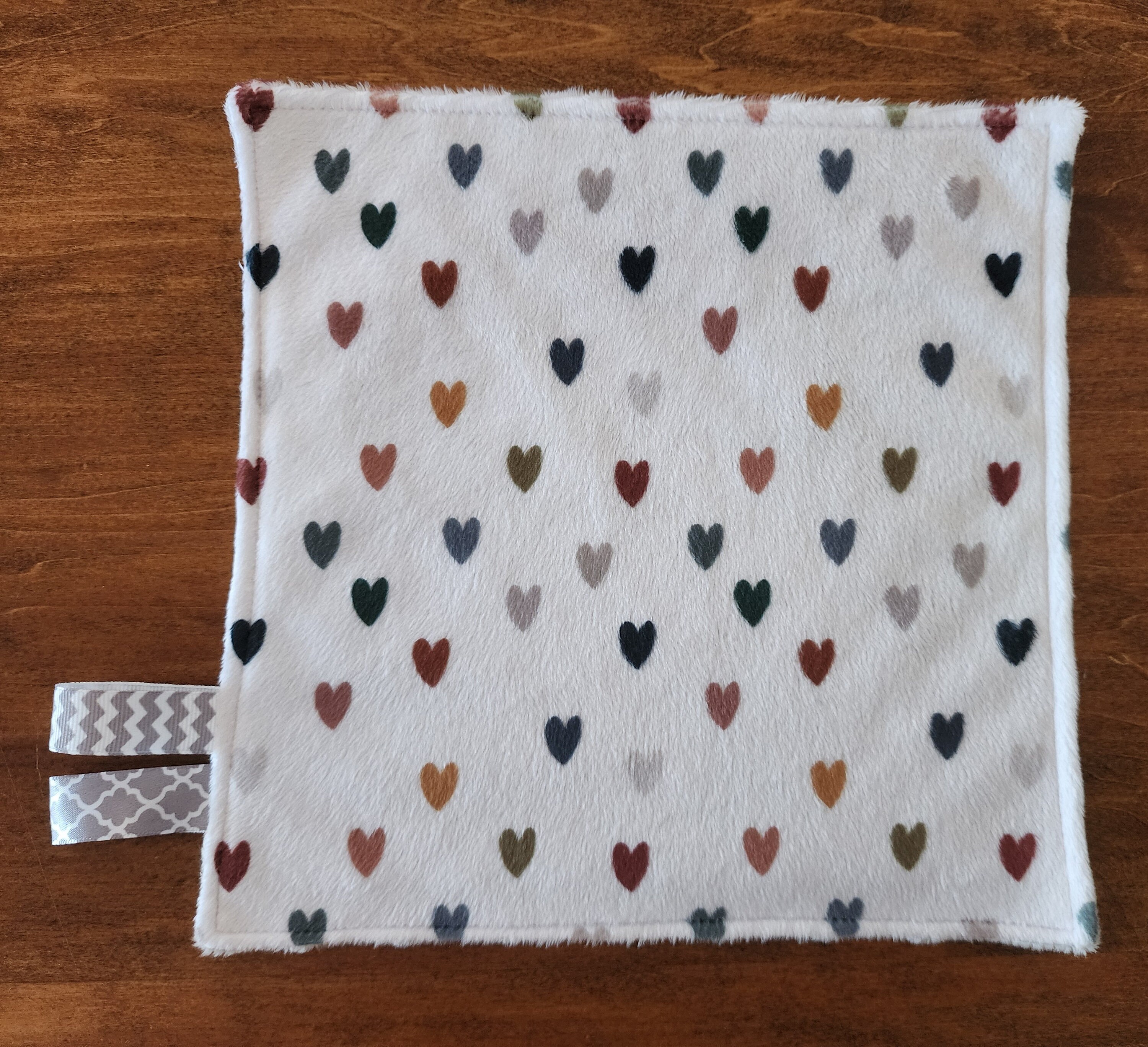 Baybeelove All Minky Tiny Lovey: All the Hearts. Love Baby Gift ...