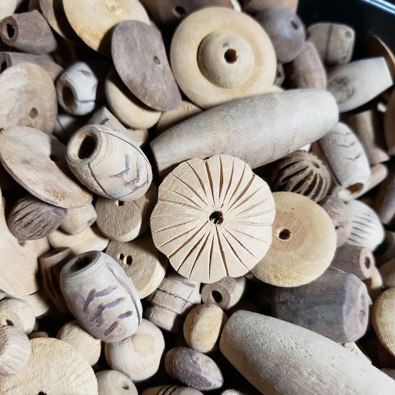 Large Hole Wood Beads – Mixed Carved Boho Macrame Beads, 12mm-50mm - Etsy