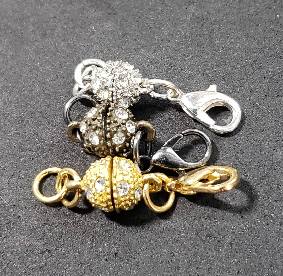 Magnetic Closures Fancy Rhinestone Connector Convert - Etsy