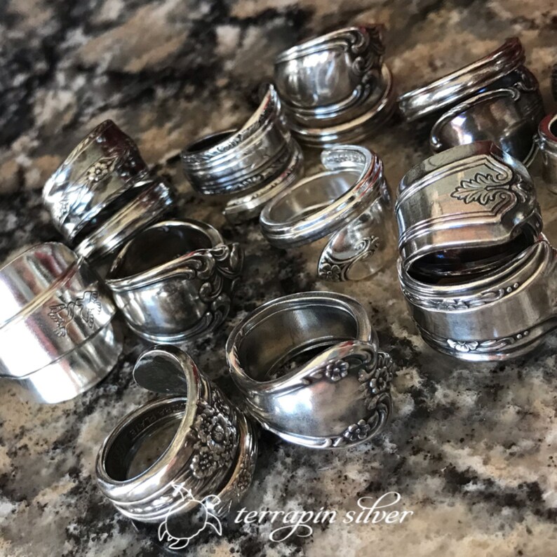 Wholesale Spoon Rings 13-25-50-100 - Etsy