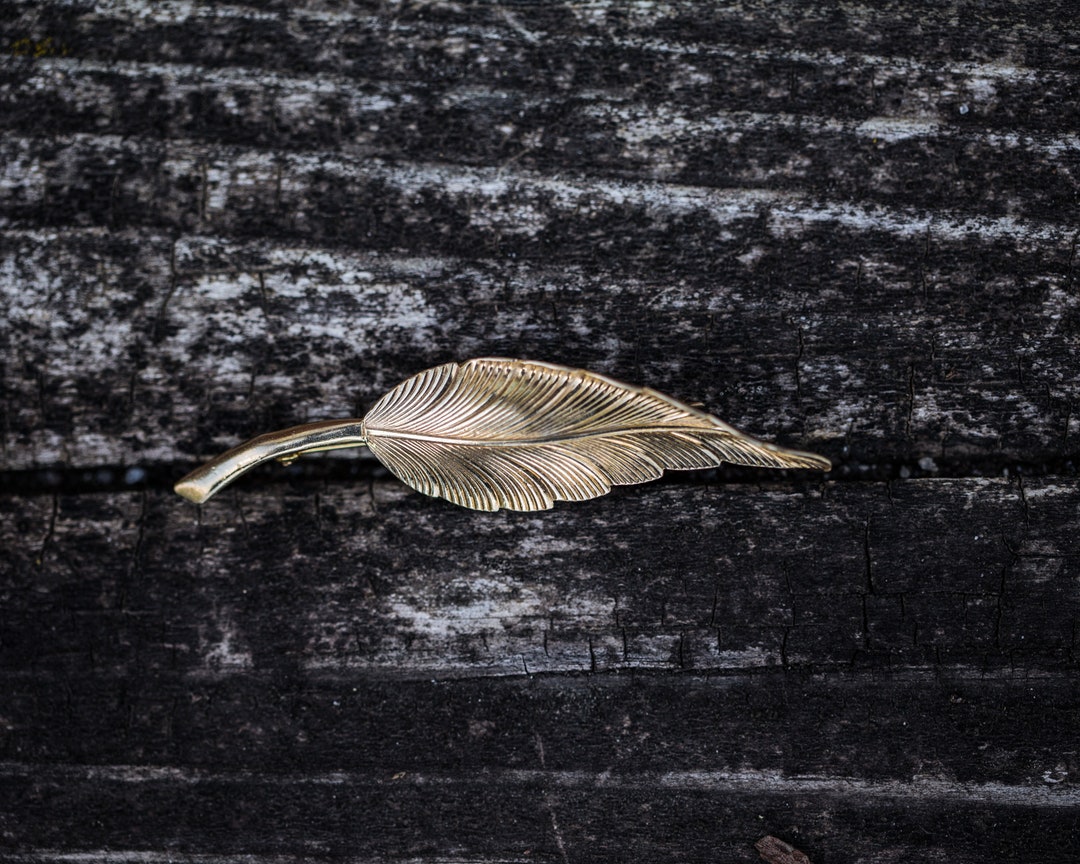 Vintage Tiffany & Co 14k Leaf Brooch - Etsy