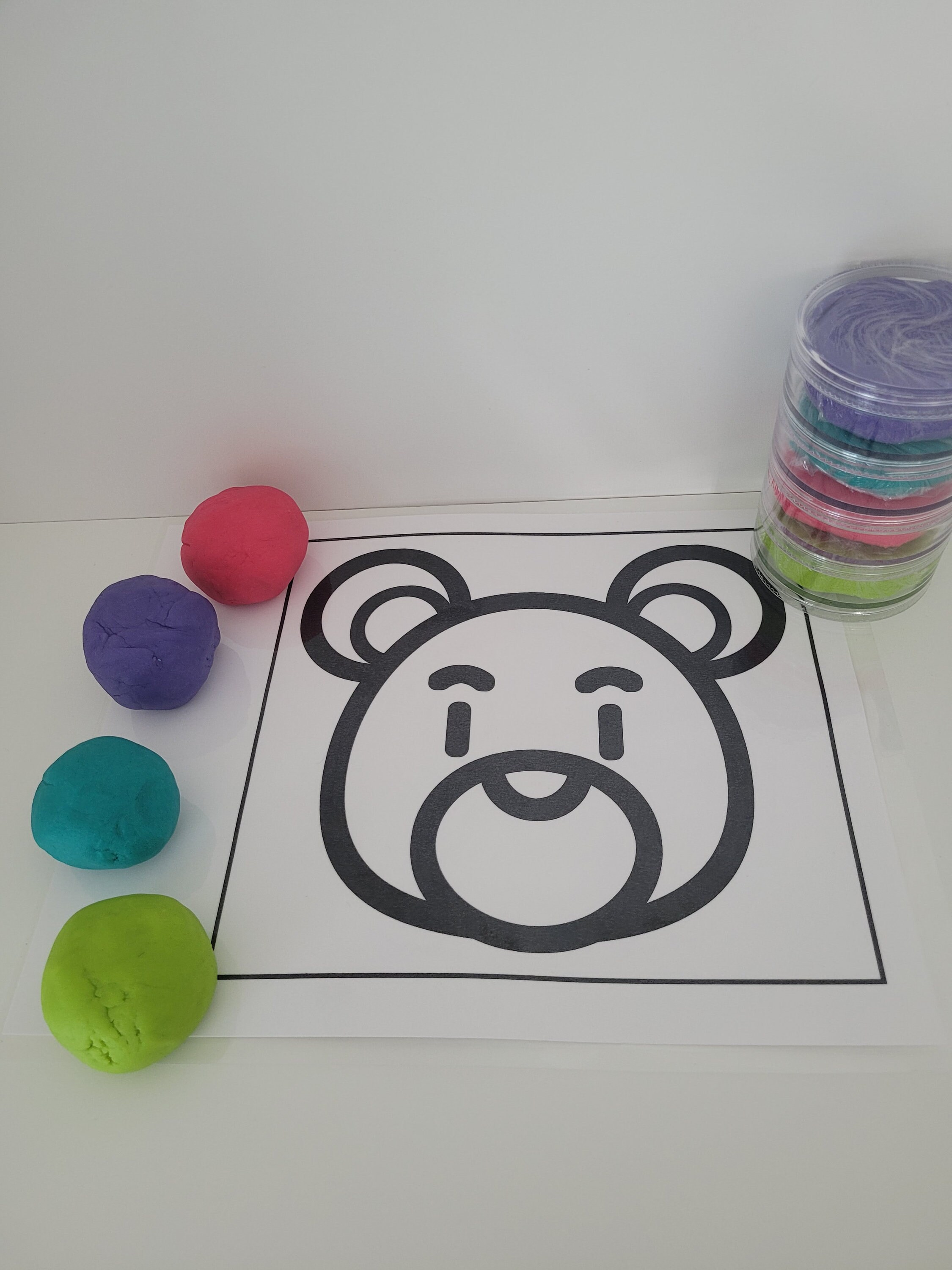 Draw With Playdough. Eco-dough, Non-toxic Play - Etsy