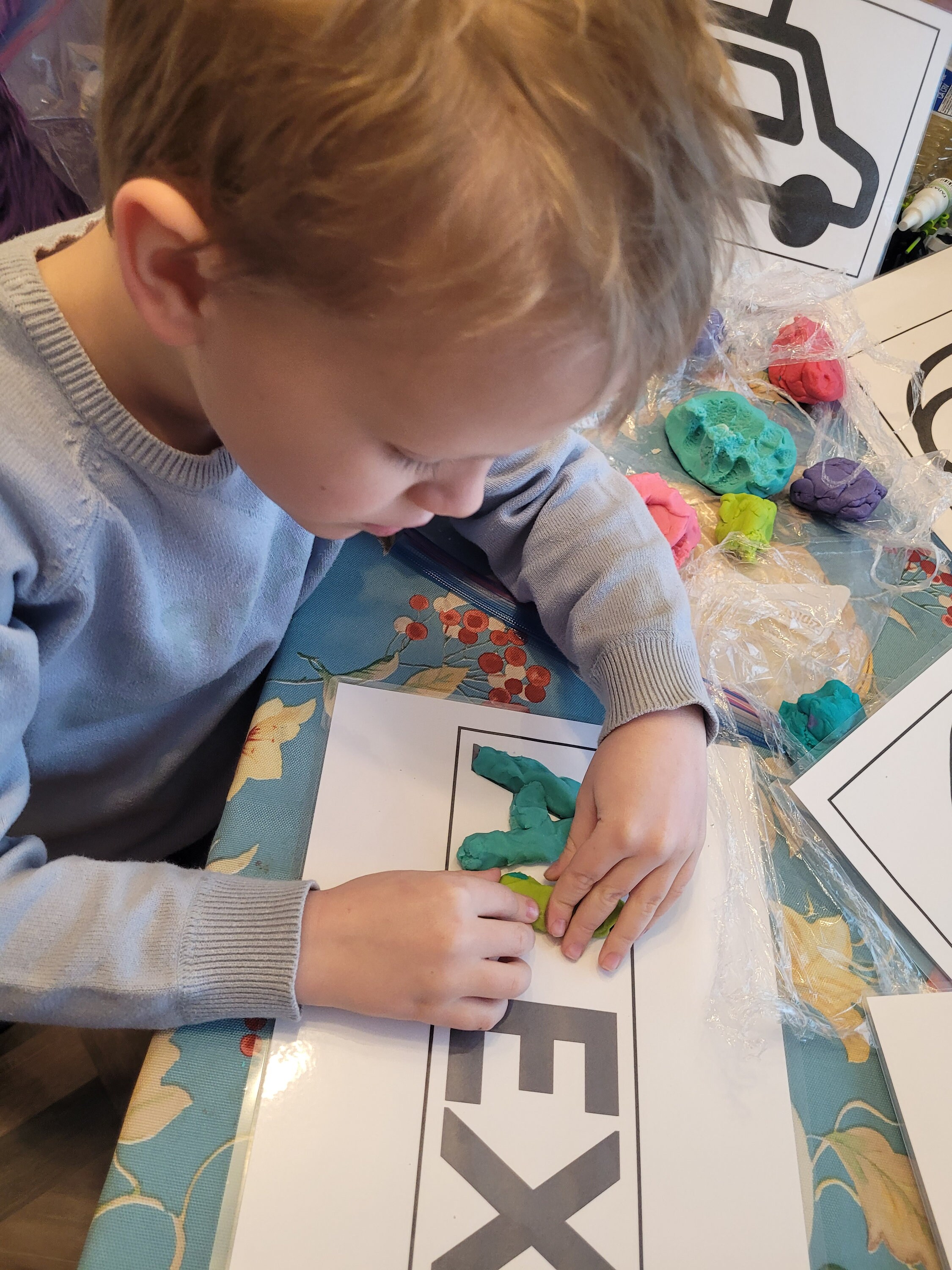 Draw With Playdough. Eco-dough, Non-toxic Play - Etsy