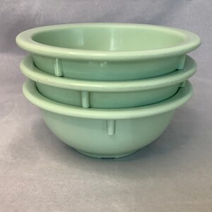 Vintage Dallas Ware Bowls Mint Green Melamine Bowls~ Set of Three ...