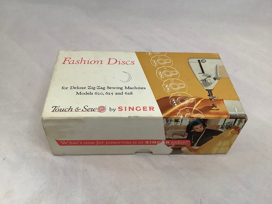Singer Touch & Sew Fashion Discs for Singer Deluxe Zig-zag Sewing ...