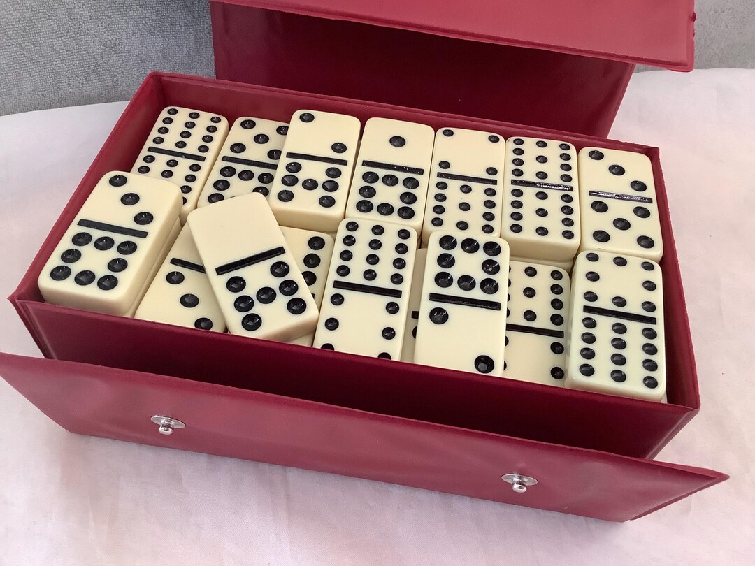 Box of 91 Premier Edition Cardinal Double Twelve Dominoes~ Ninety-one ...