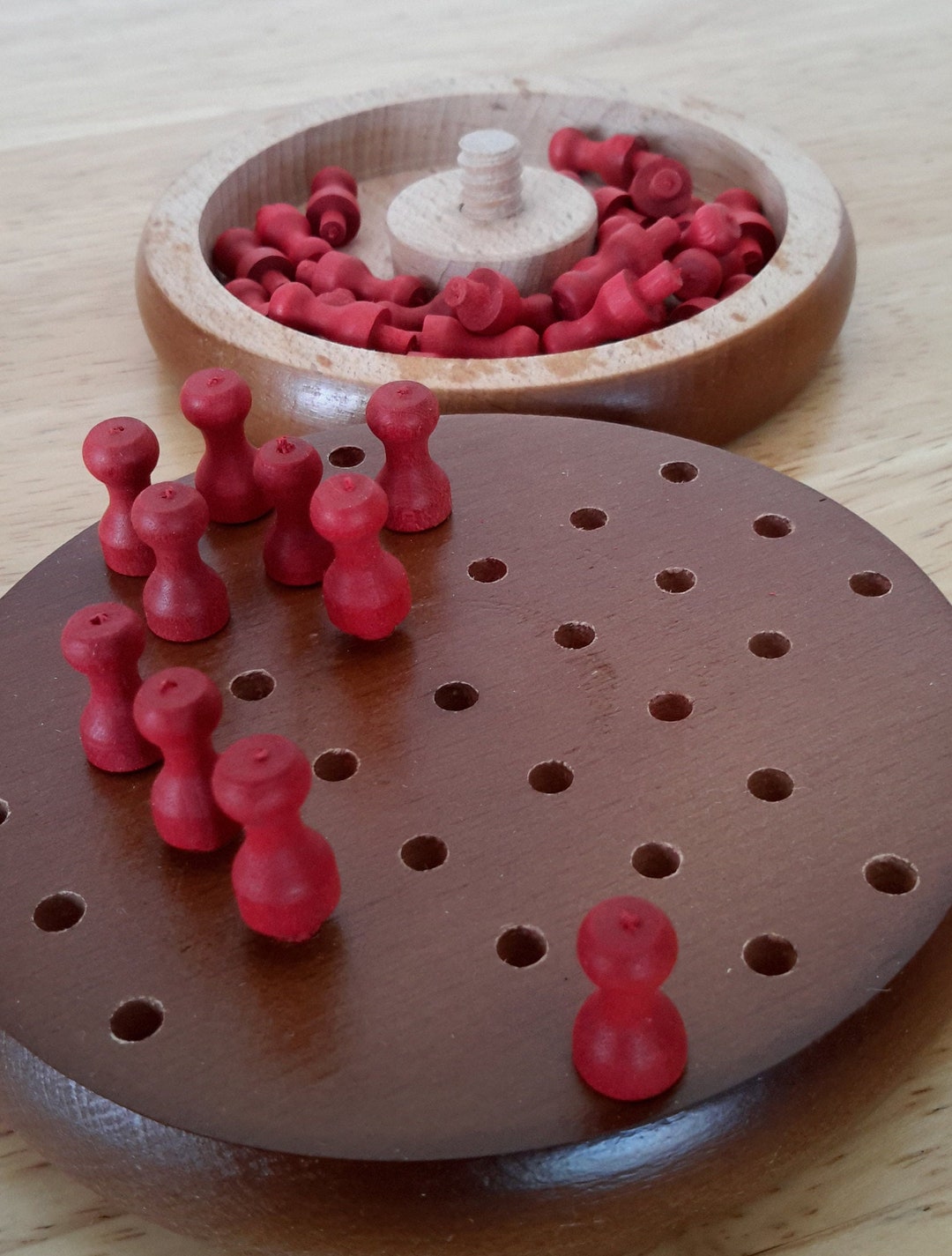 JUMPING JUPITER Puzzle Handcrafted Hardwood Game by Shackman. - Etsy